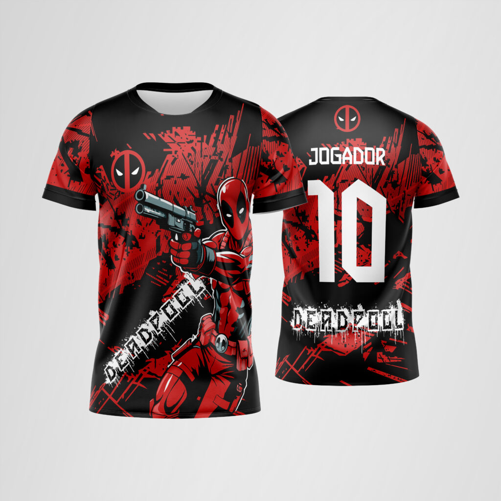 Interclasse 004 - Arte Vetor Deadpool - RnDesigner